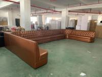 China Custom PU Leather Banquette Seating Booth Sofa Bench 120x60x105cm Restaurant Furniture for sale