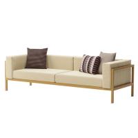 China Modern 3-Seat Outdoor Aluminum Alloy Sofa Set for Courtyard Terrace Living Room for sale