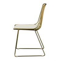 China Nordic Metal Wire Chair 60x58x83 cm Modern Restaurant Cafe Leisure Seating Gold Black White for sale