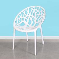 China Breathable PP Plastic Leisure Dining Chair 45x48x80cm Stackable Modern Colorful for Dining Room for sale