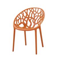 China Stackable PP Plastic Chair 45x48x80cm for Cafe Restaurant Office Durable Modern Design for sale