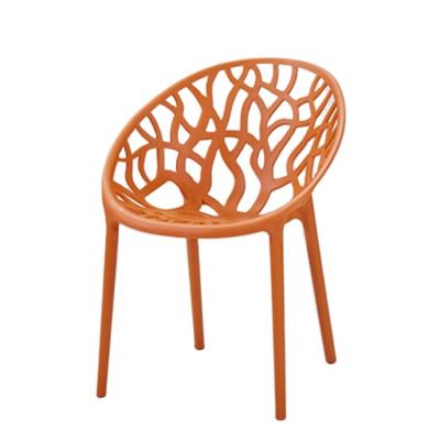 China Stackable PP Plastic Chair 45x48x80cm for Cafe Restaurant Office Durable Modern Design for sale