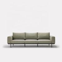 China Modern Outdoor Sofa Set 3-Seater Leisure Garden Furniture with Cushions for sale
