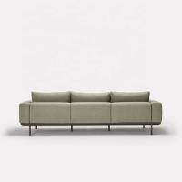 China Modern Outdoor Sofa Set 3-Seater Leisure Garden Furniture with Cushions for sale