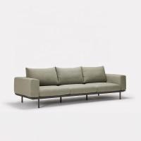 China Modern Outdoor Sofa Set 3-Seater Leisure Garden Furniture with Cushions for sale