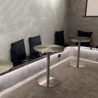 China Minimalist Stainless Steel Round Bar Table 40-60 cm Outdoor Dining Restaurant Furniture for sale