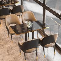China Modern PU Leather Hookah Lounge Booth Sofa Set with Dining Table Chairs for Restaurant Pub for sale