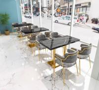 China Velvet Hookah Lounge Booth Sofa Set with Dining Table for Commercial Restaurant Pub Coffee Shop for sale
