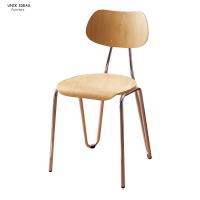 China Modern Metal Dining Table and Chairs Set Wooden Top Restaurant Furniture for Coffee Shop for sale