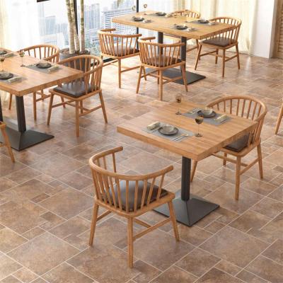 China Commercial Hookah Lounge Booth Sofa and Dining Table Set with PU Leather Chairs for sale