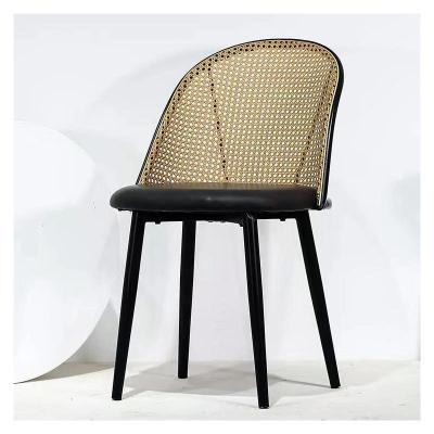 China Outdoor Garden Rattan Dining Chair and Table Set for Restaurant Cafe Use for sale