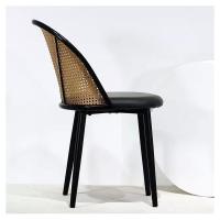 China Outdoor Garden Rattan Dining Chair and Table Set for Restaurant Cafe Use for sale