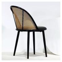China Outdoor Garden Rattan Dining Chair and Table Set for Restaurant Cafe Use for sale