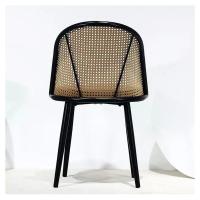 China Outdoor Garden Rattan Dining Chair and Table Set for Restaurant Cafe Use for sale