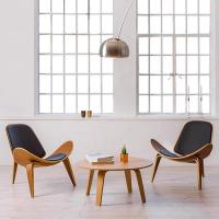 China Nordic Modern Wood Rattan Leisure Lounge Chair with Armrest for Hotel Living Room Dining for sale