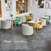 China Commercial Coffee Shop Sofa Booth 120x45x105cm Modern Cafe Furniture for sale