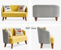 China Commercial Coffee Shop Sofa Booth 120x45x105cm Modern Cafe Furniture for sale