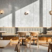 China Commercial Restaurant Fabric Leather Wooden Booth Sofa 120cm for Coffee Shop for sale