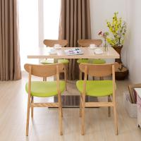 China Restaurant Fast Food Fabric Chair and Table Set 120x45x105cm for Commercial Dining for sale
