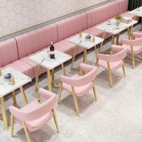 China Wholesale Foshan Factory Fast Food Restaurant Booth Seating 120x60x95cm Fabric for sale