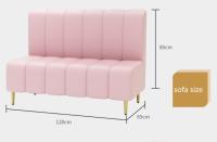 China Wholesale Foshan Factory Fast Food Restaurant Booth Seating 120x60x95cm Fabric for sale