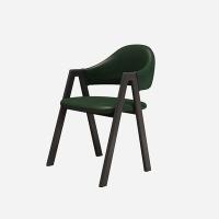China Wooden Restaurant Table and Metal Chair Set Modern 120x60cm Faux Leather for sale