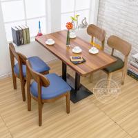 China Restaurant Coffee Shop Wood Coffee Table and Chair Set 60x60x75cm for sale