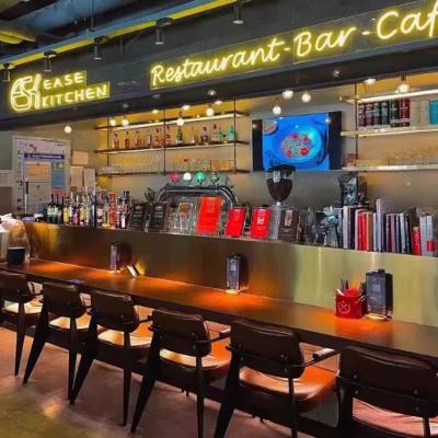 China American Retro Solid Wood Bistro Table Chair Set for Coffee Shop Restaurant Bar Furniture for sale