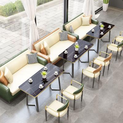 China Custom PU Leather Booth Metal Frame Sofa Bench Seat for Cafe Restaurant Seating Furniture for sale