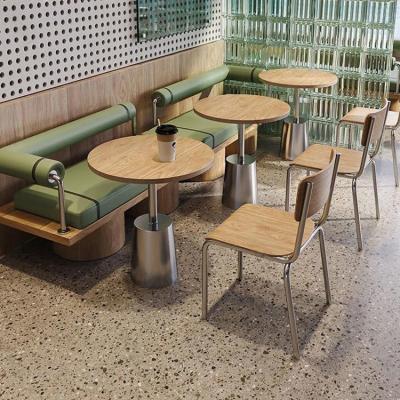 China Green Metal Frame Leather Cushion Backrest Commercial Dining Chair for Restaurant Cafe Hotel for sale