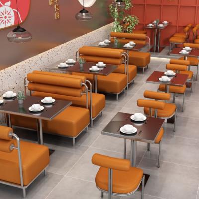 China Luxury Cafe Shop Stool and Table Set Craft Retro Barbecue Tables and Chair for Restaurant Hotel for sale