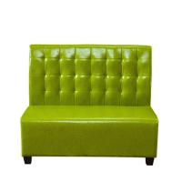 China Commercial Restaurant Booth Seating Set with Metal Frame and Custom Fabric Options for sale