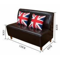 China Commercial Restaurant Booth Seating Set with Metal Frame and Custom Fabric Options for sale