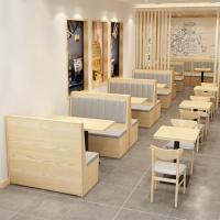 China Commercial Restaurant Booth Seating Faux Leather Plywood Durable Custom Color Size for sale