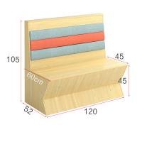 China Commercial Restaurant Booth Seating Faux Leather Plywood Durable Custom Color Size for sale