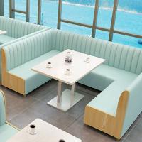China Wholesale Modern Curved Booth Restaurant Seating PU Leather 120x65x90cm for sale