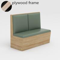 China Factory Direct Green Leather Booth Seating 120x45x105cm Restaurant Furniture for sale