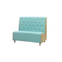 China Custom Solid Wood Restaurant Booth Set with Fabric Upholstery 7-15 Days Delivery for sale