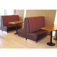 China Commercial Use Single Side Fabric Hotel Round Lobby Sofa for sale