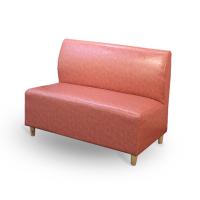 China Restaurant Booth Seating Sofa Set 120x65x85cm Clear Acrylic Fast Food Furniture for sale