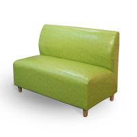 China Restaurant Booth Seating Sofa Set 120x65x85cm Clear Acrylic Fast Food Furniture for sale