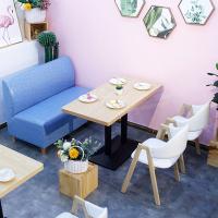 China Restaurant Booth Seating Sofa Set 120x65x85cm Clear Acrylic Fast Food Furniture for sale