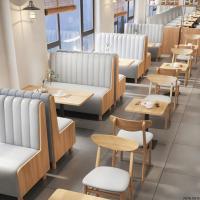 China Wholesale Commercial Restaurant Wooden Leather Booth Seating and Table Set 1.2m for sale