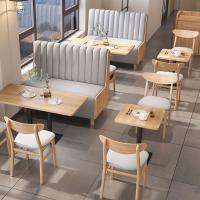 China Wholesale Commercial Restaurant Wooden Leather Booth Seating and Table Set 1.2m for sale
