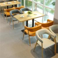 China Custom Restaurant Dining Booth Seating Set Wooden PU Leather Cafe Table and Chairs for sale