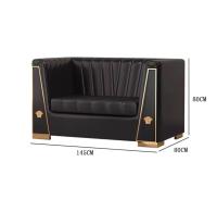 China Industrial Style Restaurant Booth Sofa and Table Chairs Combination Furniture PU Leather Custom Color for sale
