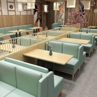 China U Shape Wooden Leather Booth Sofa Set with Round Table for Restaurant Corner Seating Custom Color for sale