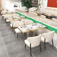 China Light Luxury Commercial Acrylic Booth Sofa and Dining Table Chairs Set for Restaurant Coffee Shop for sale