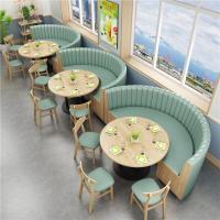 China Wholesale U Shaped Booth Seating Restaurant Simple Dining Set Wooden Furniture Custom Size for sale
