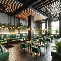 China Custom Design Restaurant Corner Sofa Bench Seating Hotel Dining Furniture Wooden PU Leather for sale